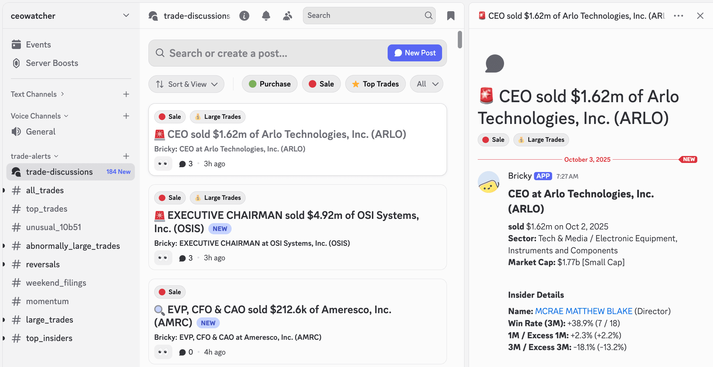 CEO Watcher | Insider Signals